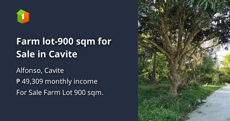 Farm lot-900 sqm for Sale in Cavite [Lots 🚜] (June 2021) in Alfonso ...