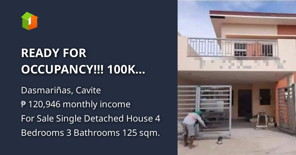 READY FOR OCCUPANCY!!! 100K DISCOUNT!!! DASMARIÑAS CAVITE [Houses and ...