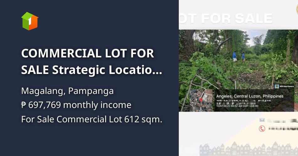 COMMERCIAL LOT FOR SALE Strategic Location Near Marquee Mall! [Lots 🚜 ...