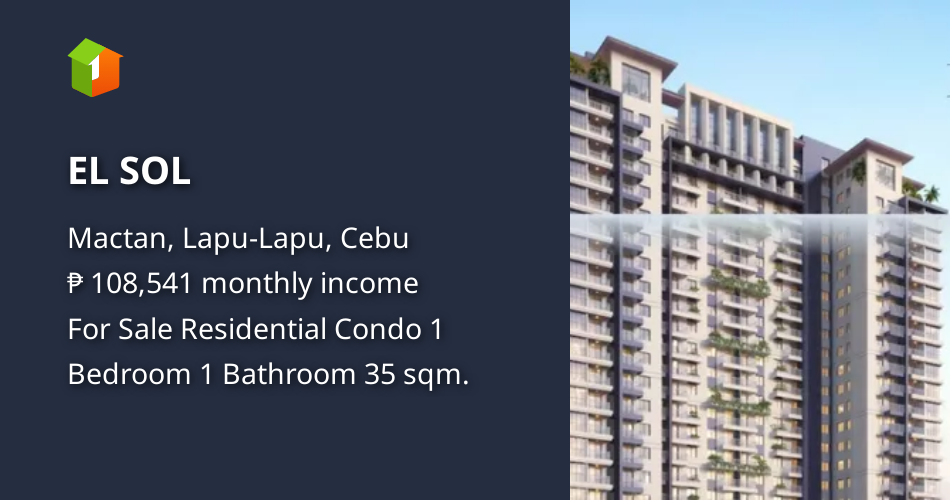 EL SOL [Condos 🏙️] (July 2023) in Mactan, Lapu-Lapu, Cebu for sale