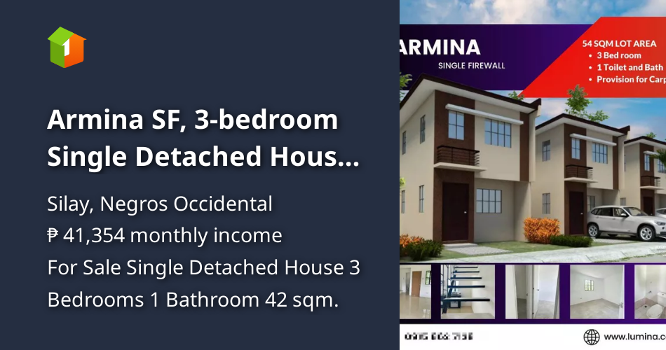 Armina SF, 3-bedroom Single Detached House For Sale in Silay Negros ...