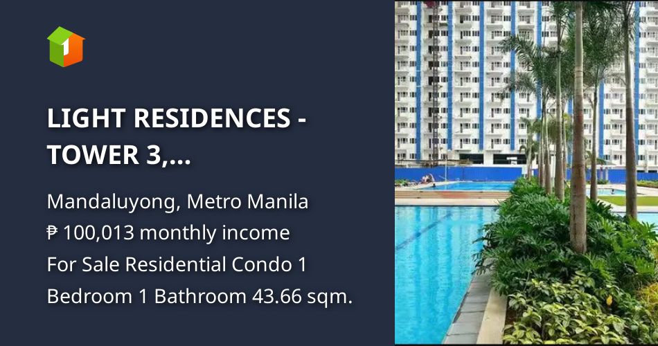 LIGHT RESIDENCES -TOWER 3, MANDALUYONG CITY [Condos 🏙️] (December 2025 ...