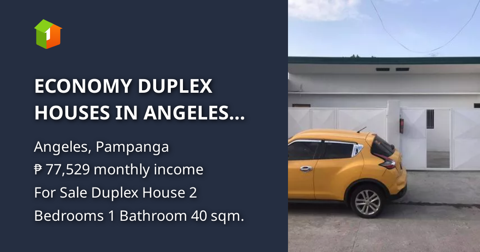 ECONOMY DUPLEX HOUSES IN ANGELES CITY PAMPANGA NEAR SM TELABASTAGAN [Houses and Lots 🏘️ ...