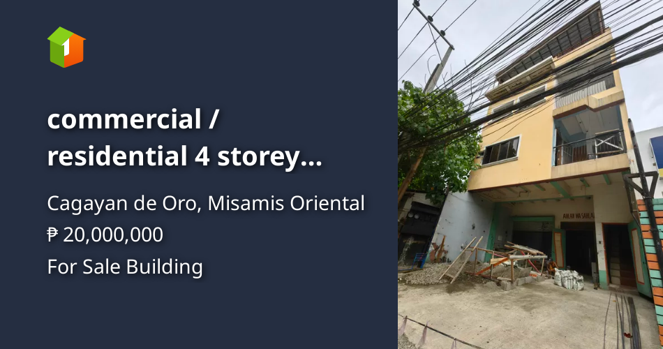 Commercial / residential 4 storey building [Commercial Properties 🏭 ...