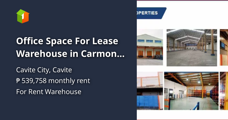 Office Space For Lease Warehouse in Carmona Cavite 2102 sqm [Commercial ...