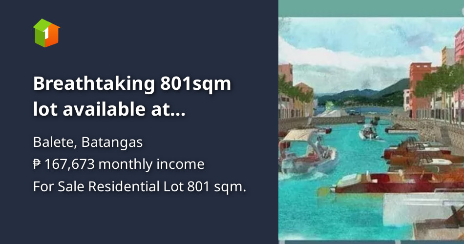 Breathtaking 801sqm lot available at Mozzafiato Batangas / Balete Exit ...