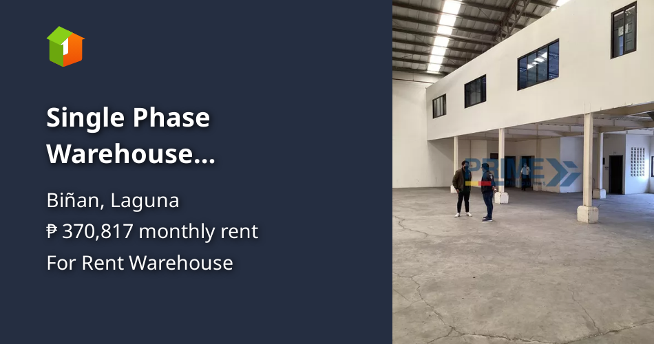 Single Phase Warehouse (Commercial) For Lease in Binan Laguna ...