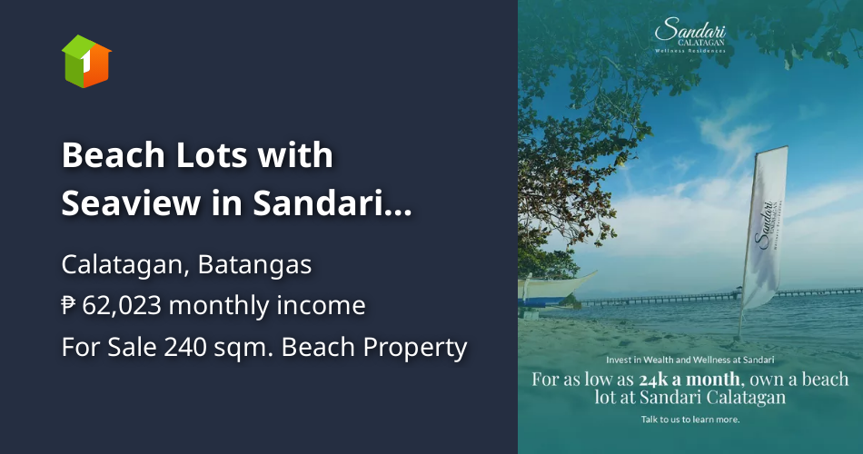 Beach Lots with Seaview in Sandari Calatagan Batangas [Beach Properties ...