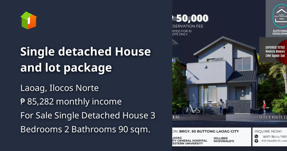 Single detached House and lot package [Houses and Lots 🏘️] (December ...