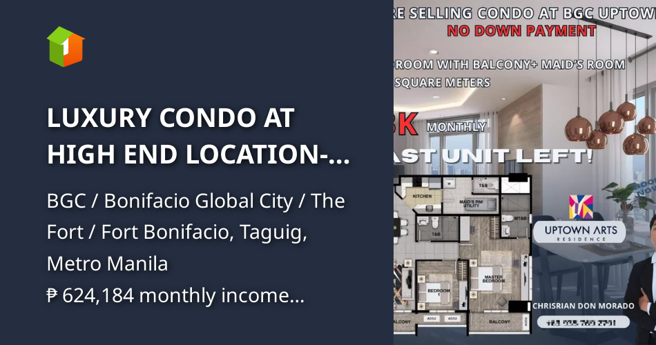 LUXURY CONDO AT HIGH END LOCATION- BGC UPTOWN [Condos 🏙️] (March 2024 ...