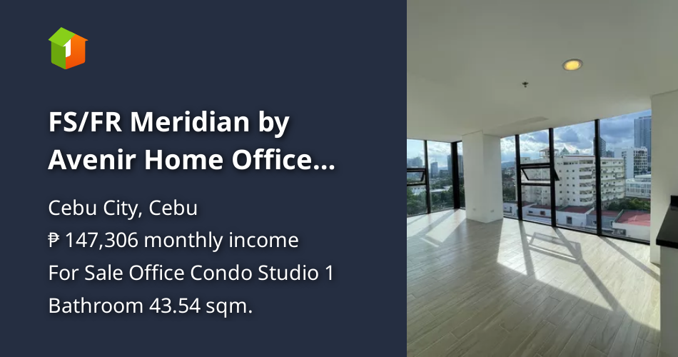 Meridian by Avenir Home Office 44sqm Corner Parking at IPI by Rockwell ...