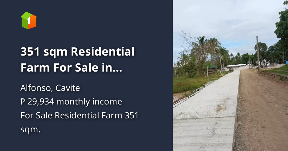351 sqm Residential Farm For Sale in Alfonso Cavite [Lots 🚜] (February 2024) in Alfonso, Cavite ...