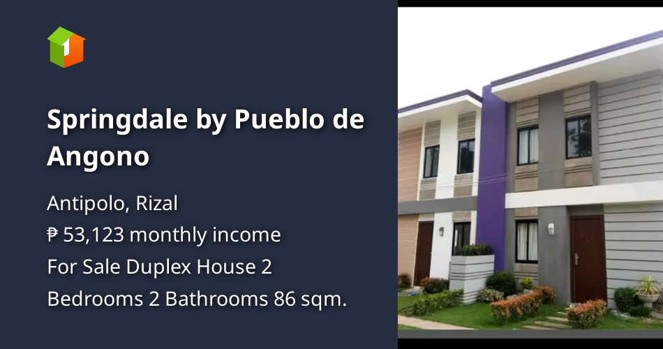 Springdale by Pueblo de Angono [Houses and Lots 🏘️] (July 2025) in ...