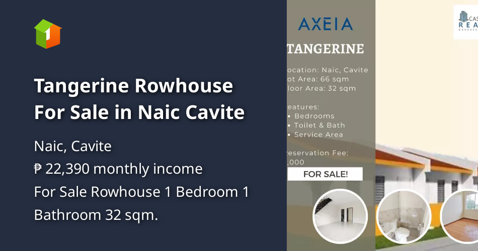 Tangerine Rowhouse For Sale in Naic Cavite [Houses and Lots 🏘️] (June ...
