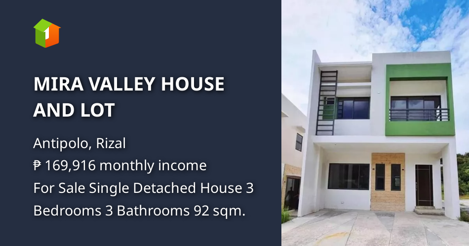 MIRA VALLEY HOUSE AND LOT [Houses and Lots 🏘️] (July 2024) in Antipolo ...