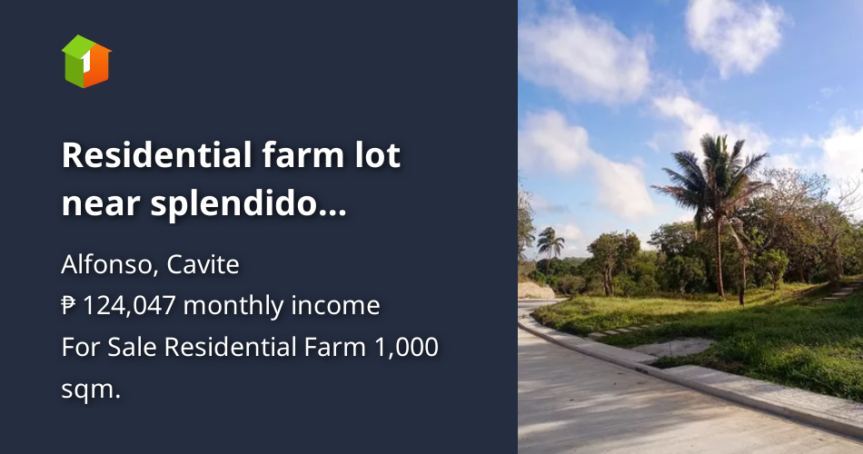 Residential farm lot near splendido tagaytay [Lots 🚜] (June 2024) in Alfonso, Cavite for sale