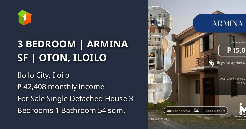 3 BEDROOM | ARMINA SF | OTON, ILOILO [Houses and Lots 🏘️] (April 2025 ...