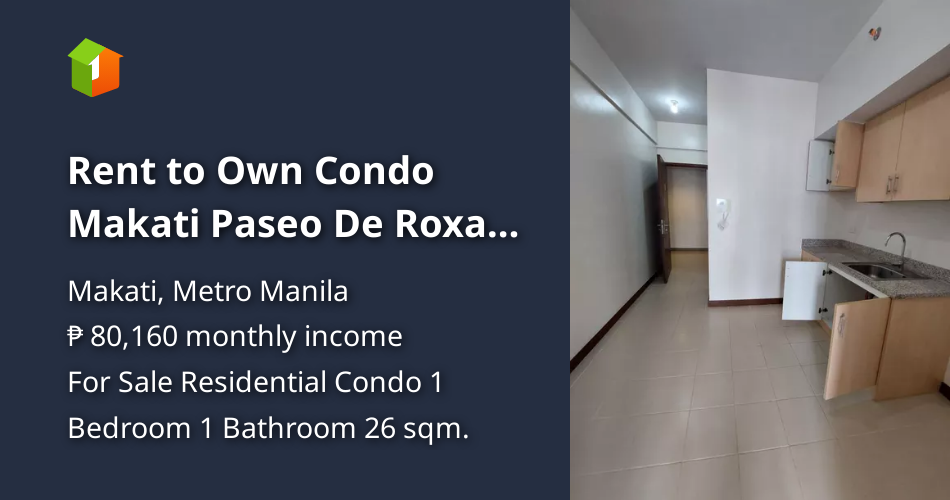 Rent to Own Condo Makati Paseo De Roxas Citi Bank Building [Condos 🏙️ ...