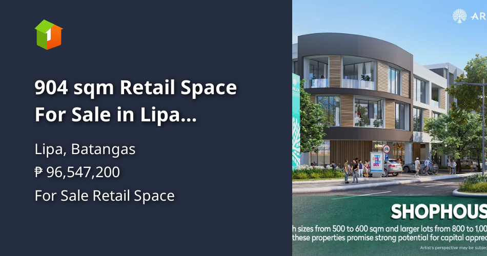 904 sqm Retail Space For Sale in Lipa Batangas [Commercial Properties 🏭 ...