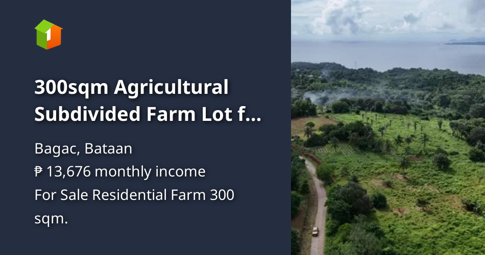 300sqm Agricultural Subdivided Farm Lot for Sale [Lots 🚜] (April 2026 ...