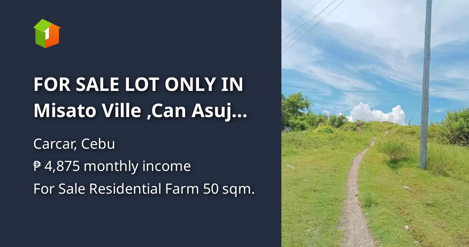 FOR SALE LOT ONLY IN Misato Ville ,Can Asujan carcar [Lots 🚜] (February ...