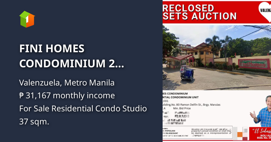 FINI HOMES CONDOMINIUM 2 RESIDENTIAL CONDOMINIUM UNIT [Condos 🏙️ ...