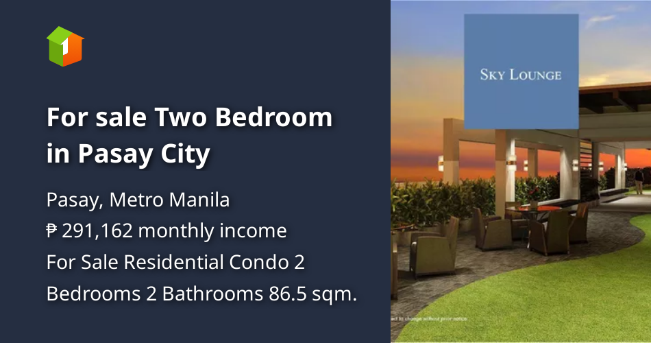 For sale Two Bedroom in Pasay City [Condos 🏙️] (November 2023) in Pasay ...