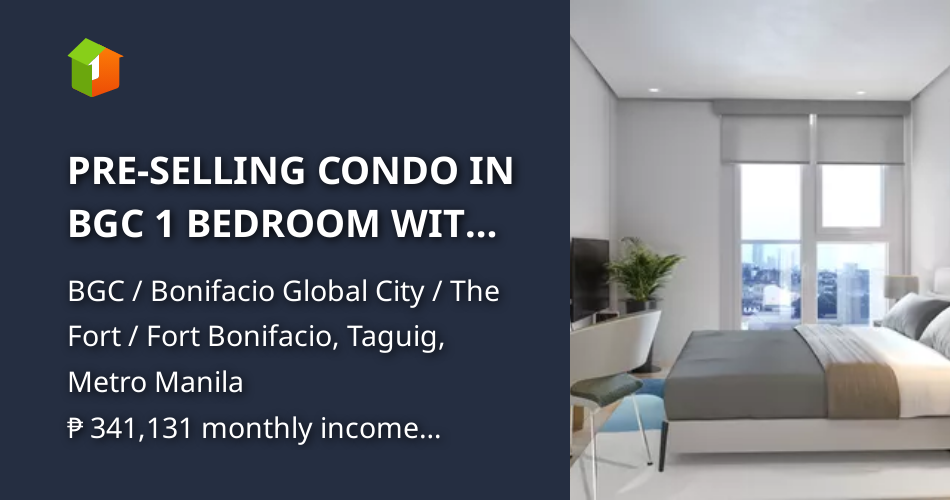 PRE-SELLING CONDO IN BGC 1 BEDROOM WITH BALCONY IN UPTOWN ARTS [Condos ...