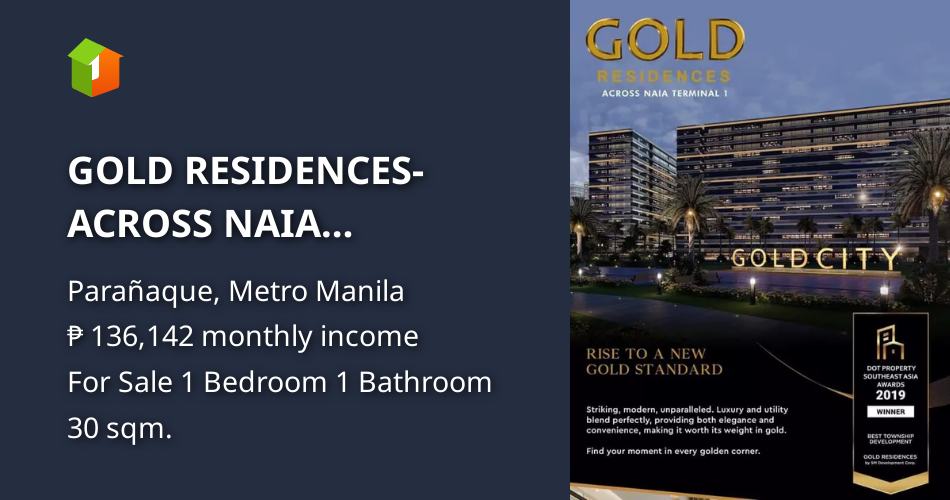 GOLD RESIDENCES- ACROSS NAIA TERMINAL 1 [Condos 🏙️] (November 2020) in ...
