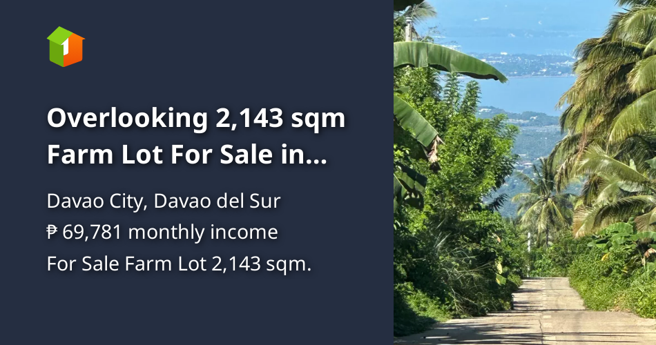 Overlooking Farm Lot For Sale in Catigan Davao City [Lots 🚜] (May 2026 ...