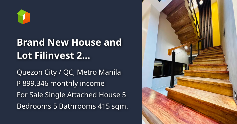 Brand New House and Lot Filinvest 2 Subdivision Batasan Hills Quezon ...