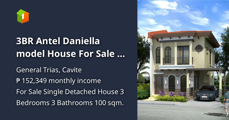 3BR Antel Daniella model House For Sale in General Trias Cavite [Houses ...