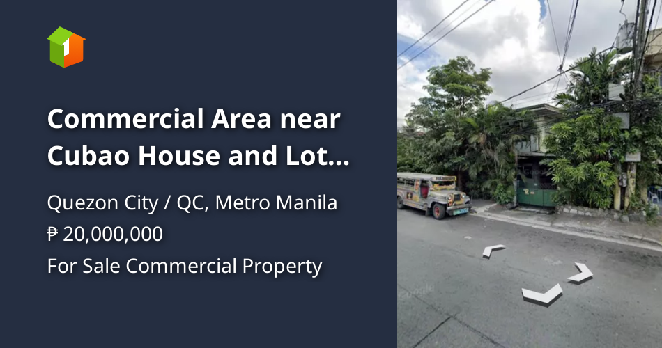 Commercial Area near Cubao House and Lot (negotiable) [Commercial ...