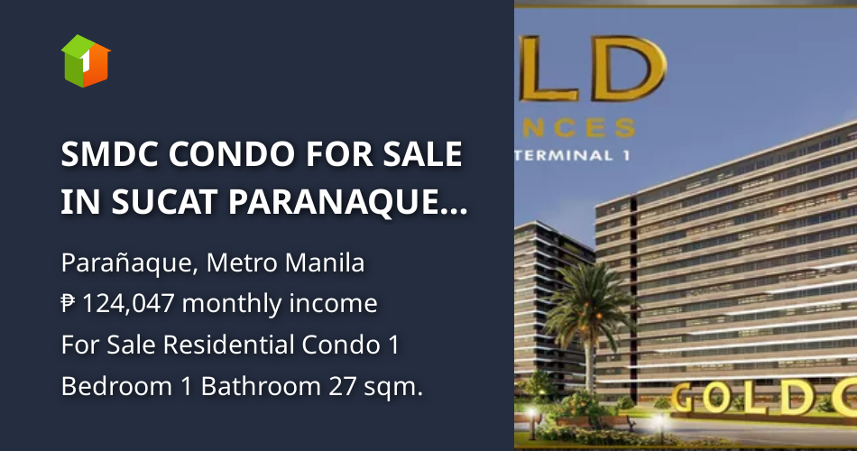 SMDC CONDO FOR SALE IN SUCAT PARANAQUE / ACROSS NAIA TERMINAL 1 [Condos ...