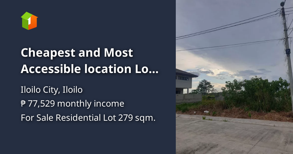 Cheapest and Most Accessible location Lot for Sale in Westwood Grand ...