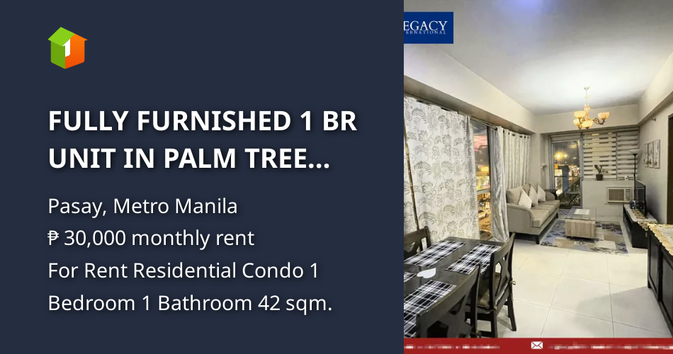 FULLY FURNISHED 1 BR UNIT IN PALM TREE VILLAS, NEWPORT CITY [Condos 🏙️ ...