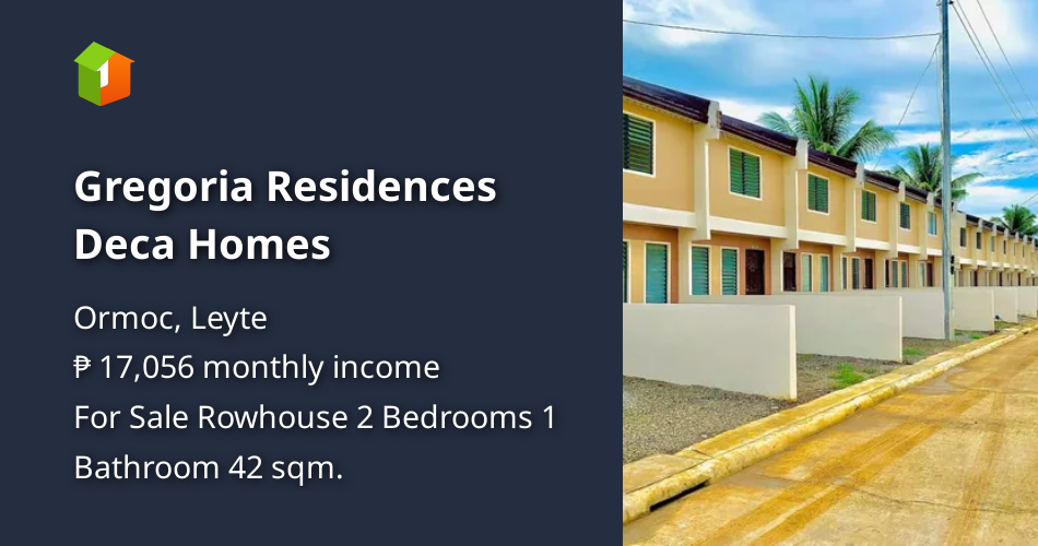 Gregoria Residences Deca Homes [Houses and Lots 🏘️] (December 2025) in Ormoc, Leyte for sale