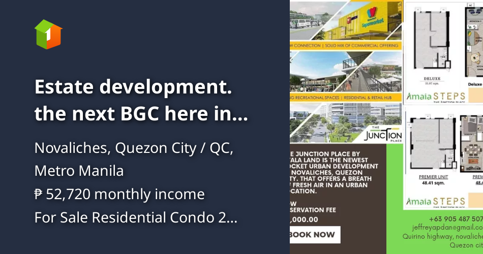 Estate development. the next BGC here in Quezon city by AYALA LAND ...