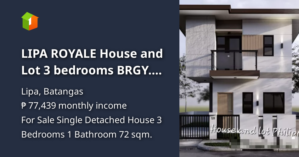 LIPA ROYALE House and Lot 3 bedrooms BRGY. INOSLUBAN LIPA CITY [Houses ...