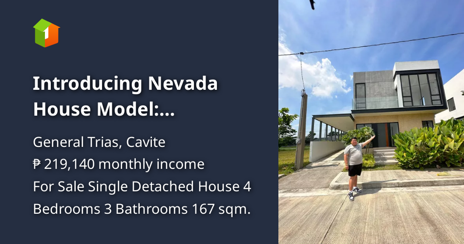 Introducing Nevada House Model: 4Bedroom Modern Elegance Redefined ...