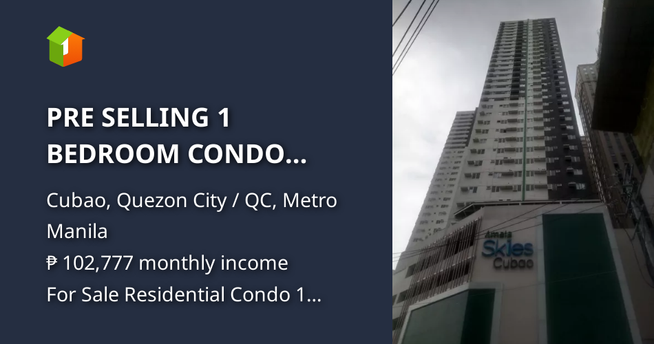 PRE SELLING 1 BEDROOM CONDO ALONG EDSA CUBAO [Condos 🏙️] (February 2023 ...