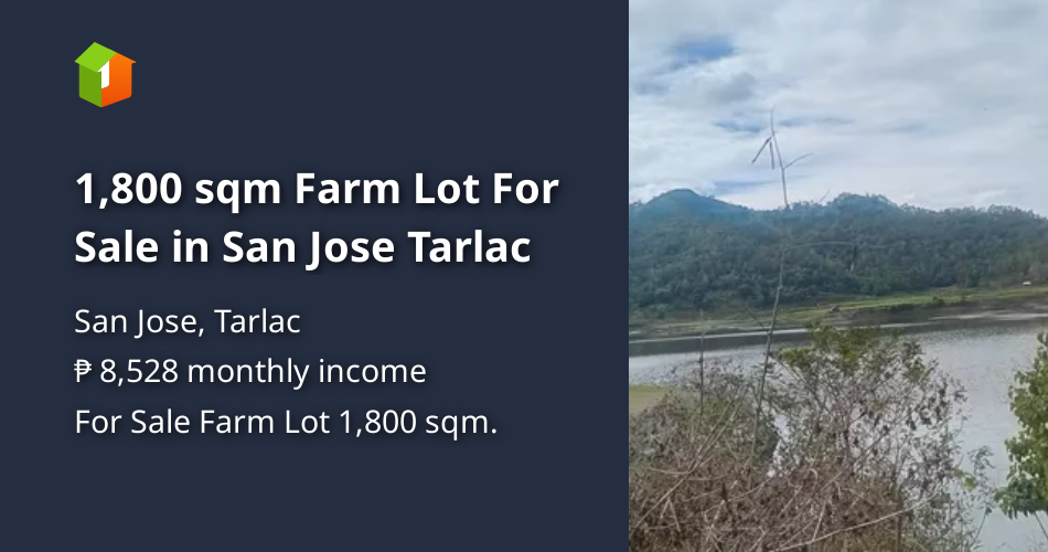 1,800 sqm Farm Lot For Sale in San Jose Tarlac [Lots 🚜] (April 2026) in ...
