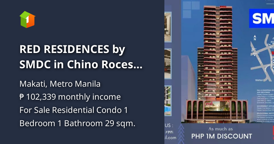 RED RESIDENCES by SMDC in Chino Roces Makati City [Condos 🏙️] (June ...