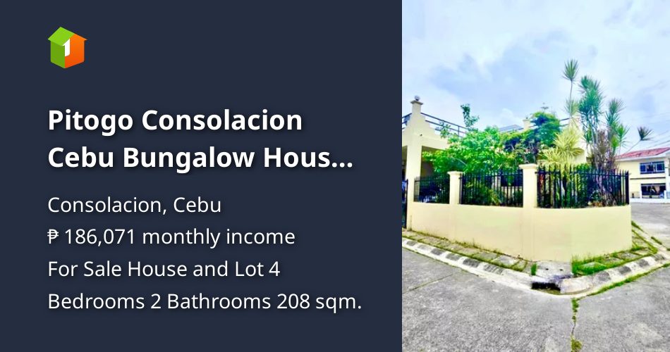 Pitogo Consolacion Cebu Bungalow House For Sale [Houses and Lots 🏘️ ...