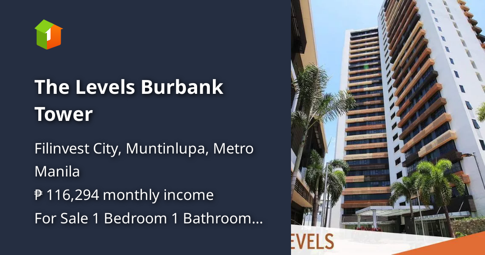 The Levels Burbank Tower [Condos 🏙️] (March 2021) in Filinvest City ...