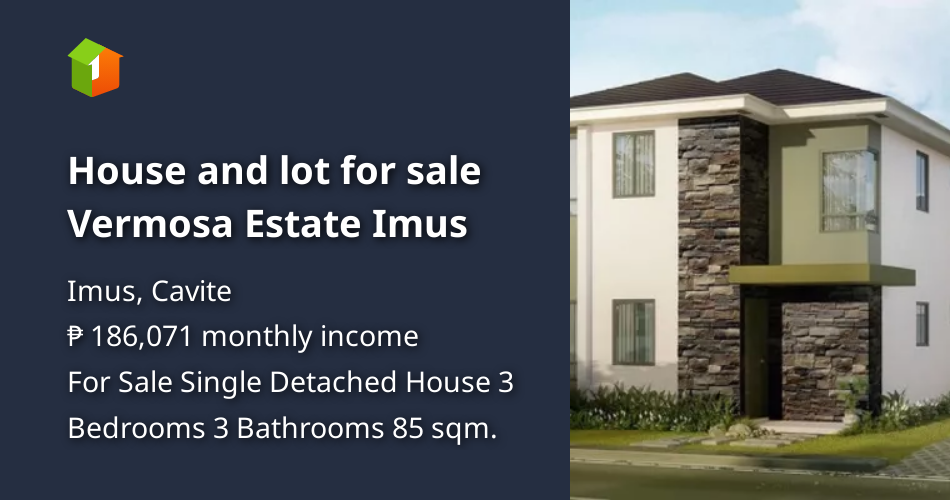 House and lot for sale Vermosa Estate Imus [Houses and Lots 🏘️ ...