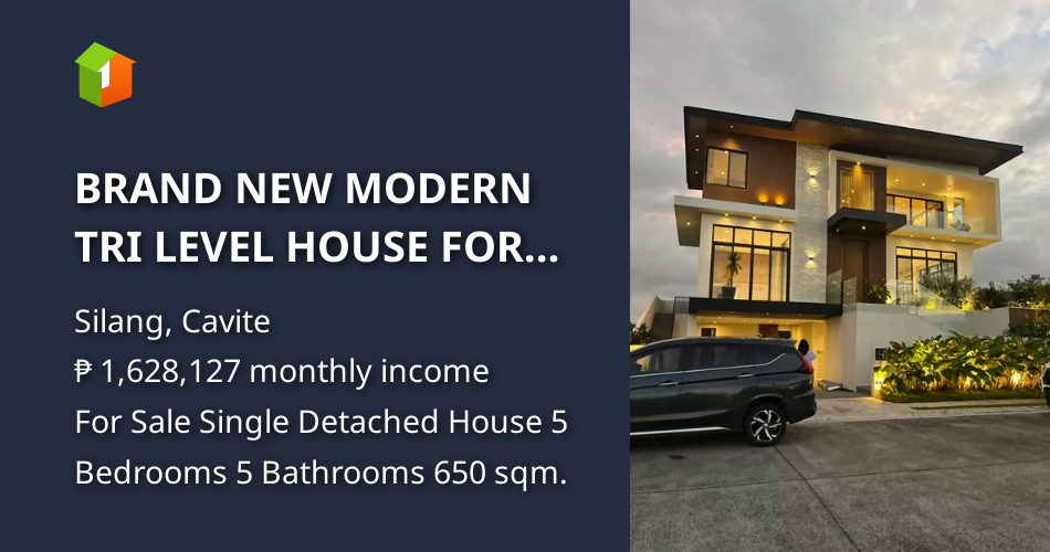 BRAND NEW MODERN TRI LEVEL HOUSE FOR SALE [Houses and Lots 🏘️ ...