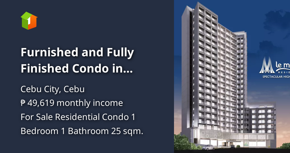 Furnished and Fully Finished Condo in Busay, Cebu City [Condos 🏙️ ...