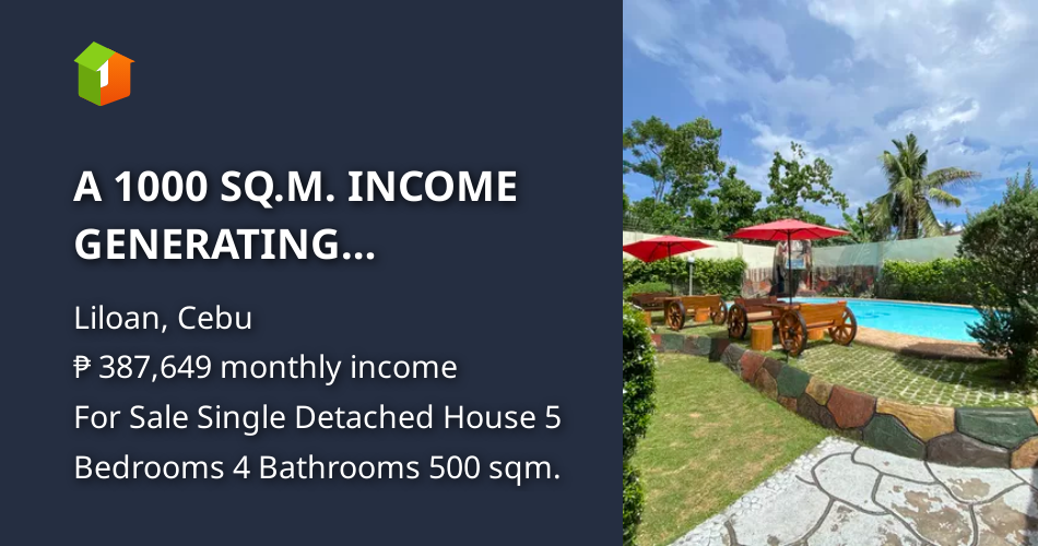 A 1000 SQ.M. INCOME GENERATING PROPERTY, TAYUD LILOAN, CEBU! [Houses ...