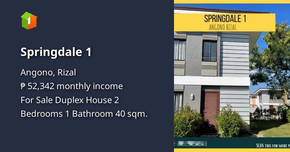 Springdale 1 [Houses and Lots 🏘️] (December 2025) in Angono, Rizal for ...